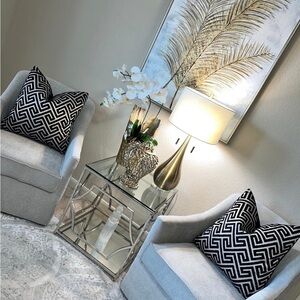 caldeira | Accents | Nwt Caldeira Greek Key Decorative Pillows | Poshmark